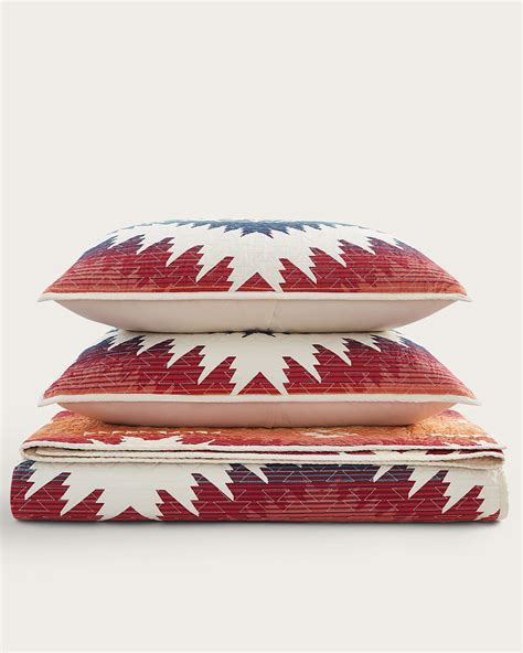 Shop Cozy Sunset Pass Coverlet Set Pendleton