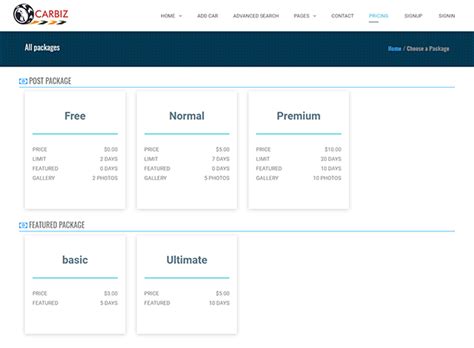 Carbiz Premium Car Marketplace Php Script Inkthemes
