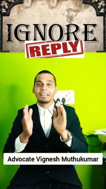 Legal Notice Meaning And Importance Advocate Vignesh Muthukumar