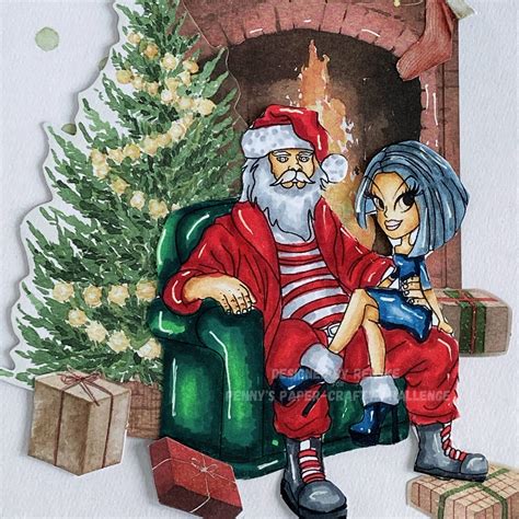 Easy DIY Santa Card Tutorial Spread Holiday Cheer