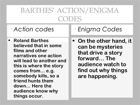 media narrative codes