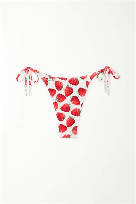 Плавки Бикини Бразильяно Pretty Strawberry на Завязках - Бразильяно ...