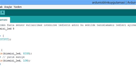 Arduino İle İlgili İlk Örnekler