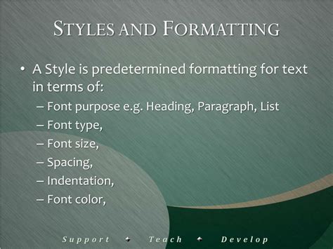PPT Styles Formatting Create Modify And Automate Your Document PowerPoint Presentation