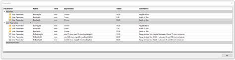 Limiting The Range Of User Parameters Using Min Max Autodesk