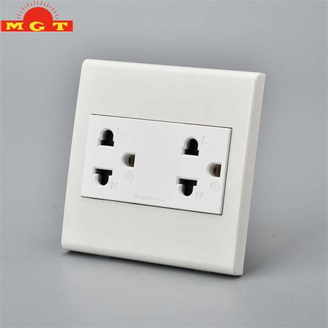 American Range Electric Wall Socket Double 3 Pin Power Socket For Hotel Socket And Wall Socket