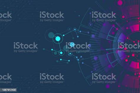 기술 회로 보드 텍스처와 추상적인 배경입니다 미래 디지털 원형입니다 통신 및 공학 개념입니다 혁신 기술 개념 디자인입니다 벡터 일러스트 레이 션 테크놀로지에 대한 스톡 벡터