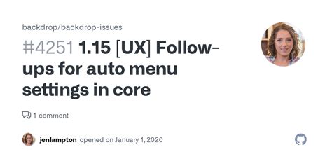 115 Ux Follow Ups For Auto Menu Settings In Core · Issue 4251