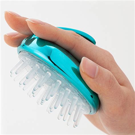 Silicone Head Body Scalp Massage Brush Shampoo Hair Washing Comb