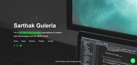 Sarthak Guleria On Linkedin Webdevelopment Portfolioupdate React Mern Javascript Webdesign