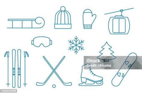겨울 스포츠 관련 아이콘과 원활한 패턴 스케이트 스키 케이블카 하키 썰매 전나무 나무 눈송이 포장 섬유 벽지 인사말 카드에 적합 언덕에 대한 스톡 벡터 아트 및 기타 이미지
