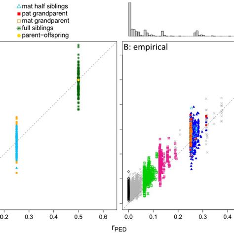 comparison between ibd based and pedigree based kinship coefficients