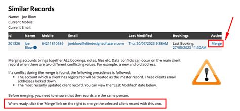 managing duplicate client accounts