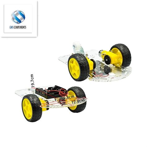 China Low Price Avoidance Tracking Motor Smart Robot Car Chassis Kit Speed Encoder Battery Box