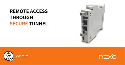 Remote Access To Nexo Plc Controller Via Secure Tunnel From Nabto