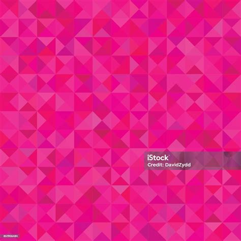 Geometric Triangle Tiled Mosaic Pattern Background Vector Illustration Stock Illustration