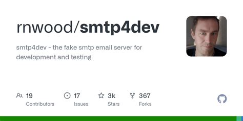 github rnwood smtp4dev smtp4dev the fake smtp email server for development and testing