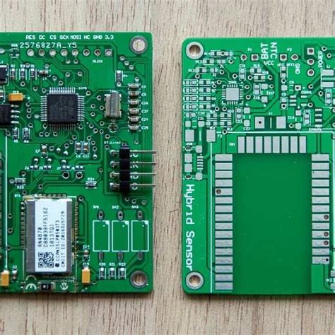 Assembled And Unassembled Hybrid Sensor Pcb Download Scientific Diagram