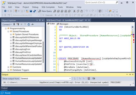 Handle Sql Formatting