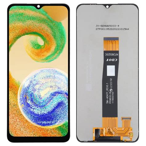 หน้าจอแอลซีดีต้นฉบับสำหรับ Samsung Galaxy A04s Sm A047f Digitizer
