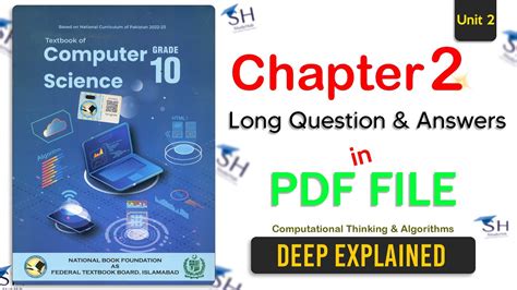 Class 10 Computer Science Chapter 2 Long Questions Explained And Answers In Pdf File