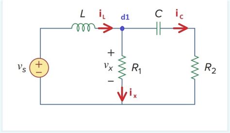 Solved In This Circuit Write The Kcl Expression For Node D1