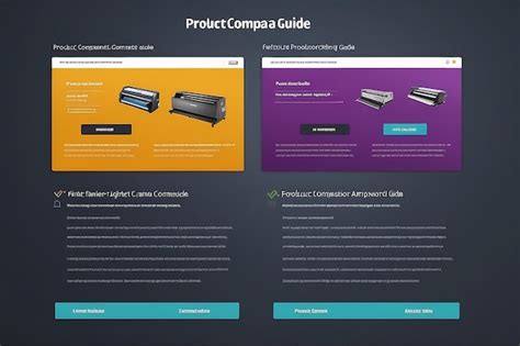 Product Comparison Guide Premium Ai Generated Image