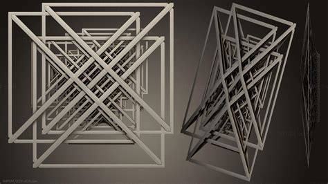 Geometric Shapes Courbet Shpgm 0119 3d Stl Model For Cnc