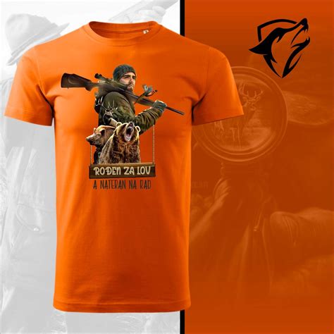 Lovačka Majica Rodjen Za Lov 02 Lov Majice