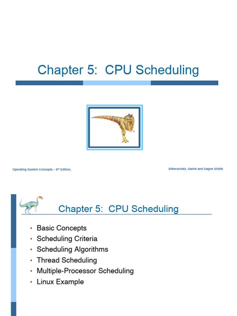ch5 cpu scheduling pdf scheduling computing thread computing