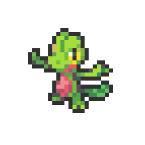 Treecko Pixel Art