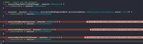 Ios Watchos 3 Using Wcsession In Class Shared Between Device And