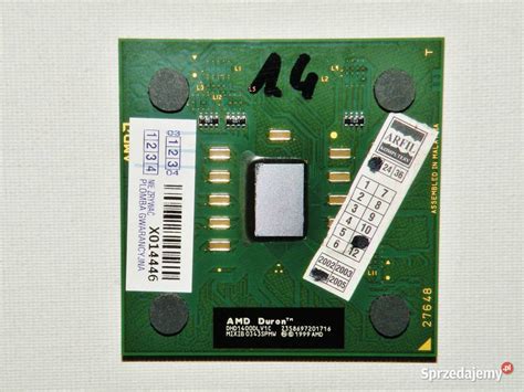 Procesor Amd Duron Dhd1400dlv1c 14 Ghz Socket 462 Bydgoszcz Sprzedajemypl Procesor Amd Duron Dhd1400dlv1c 14 Ghz Socket 462 Bydgoszcz Sprzedajemypl