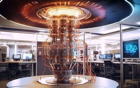 A Quantum Computers In Operation Room Showcasing Advanced Technology