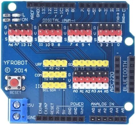 Yfrobot Shiel Et Pins Analogiques Français Arduino Forum