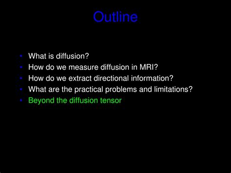 PPT Introduction To Diffusion Weighted Imaging PowerPoint