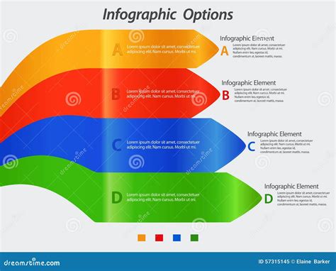 Infographic With Curved Arrows Stock Image CartoonDealer 57315145