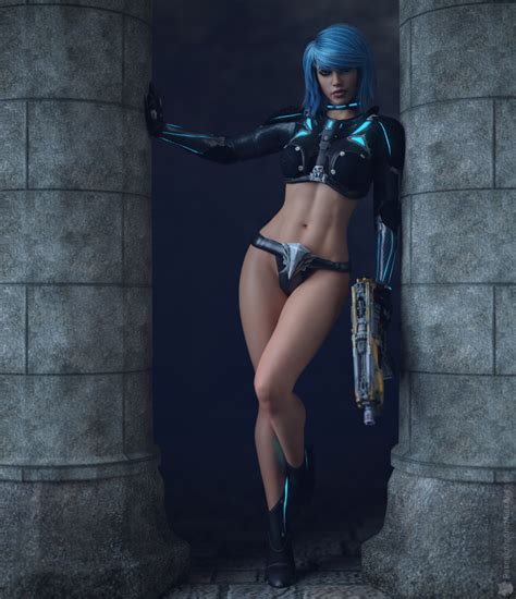 Rule 34 3d Female Human Looking At Viewer Missally Nyx Quake