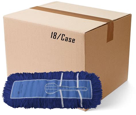 Wholesale Dust Mops Synthetic Yarn Blend Industrial Closed Loop