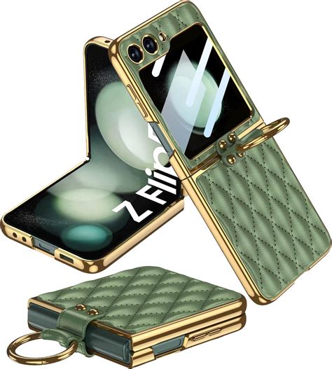 Miimall For Samsung Galaxy Z Flip 5 Case Built In Screen Protector