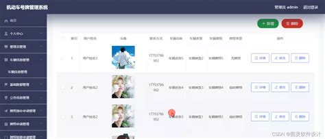 基于springboot的机动车号牌管理系统 车牌管理系统 csdn博客