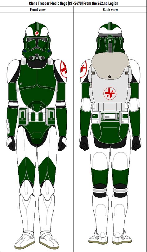 Clone Medic Nego Front And Back By Sonny007 On Deviantart