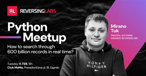pythonmeetup threatintelligence python reversinglabs