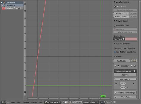 Controlling Ease On A Camera Path Animation Animation And Rigging Blender Artists Community