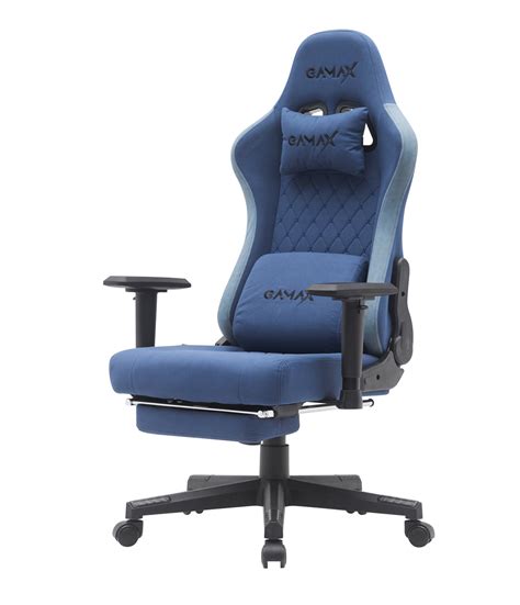 Gamax Gaming Chair Model Bs 7970 With Foot Rest Dark Blue Installa