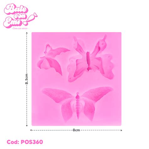Pos Molde De Silicona Mariposas Bateconemi