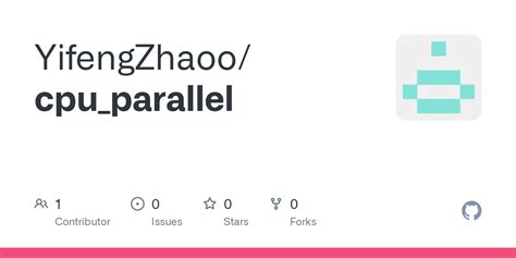 Github Yifengzhaoocpuparallel