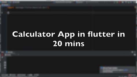 Build Calculator App In Android And Ios Flutter In Hindi Youtube
