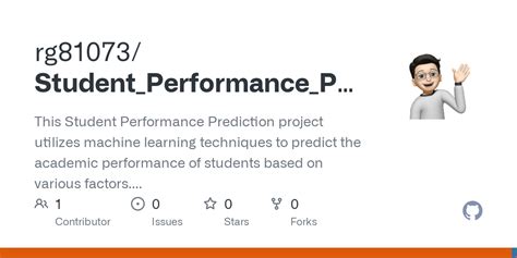 Github Rg81073studentperformancepredictionusingmachinelearningproject This Student