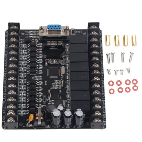Plc Industrial Control Board Fx1n 20mr จอภาพดาวน์โหลดออนไลน์ Programmable Controller Dc 24v
